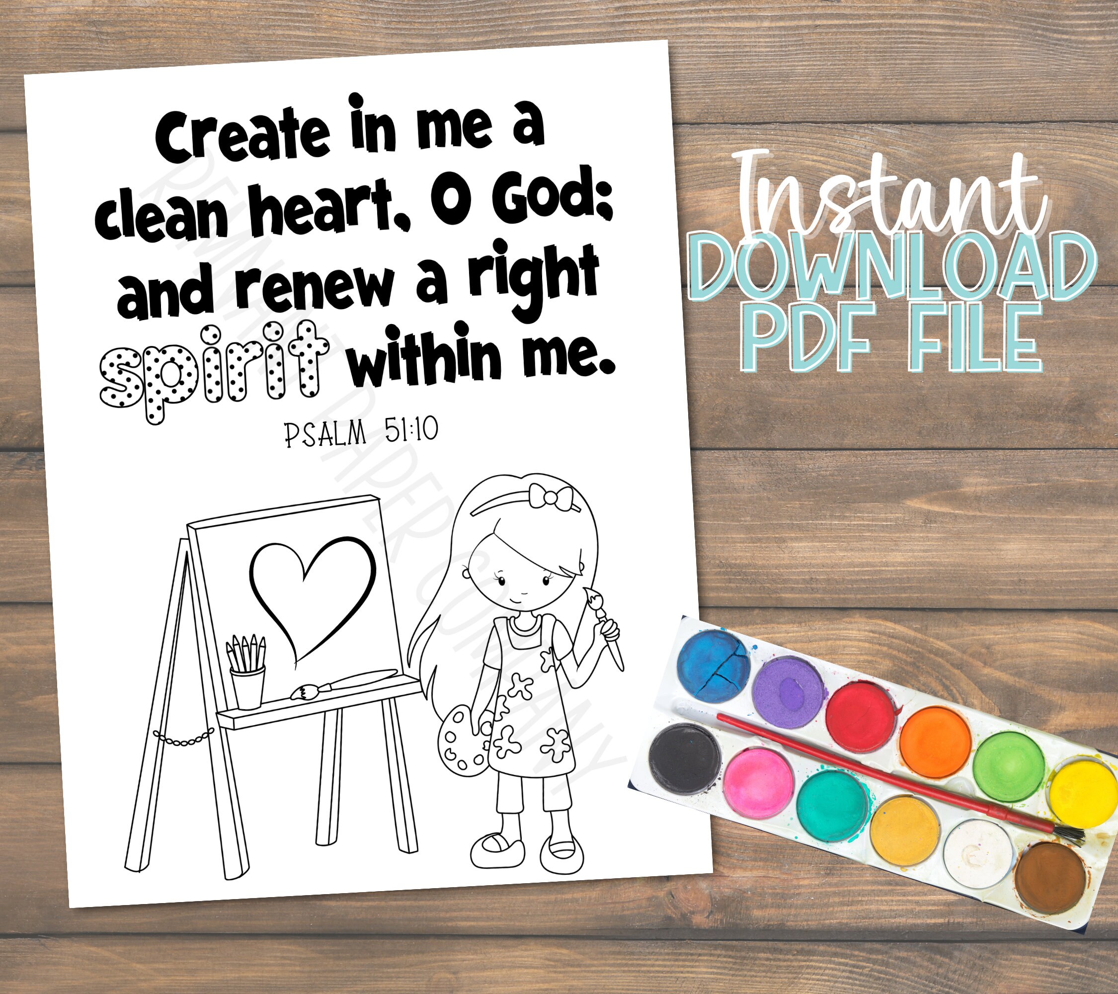 Christian Homeschool Bible Coloring Pages Book of Psalm Preschool ...