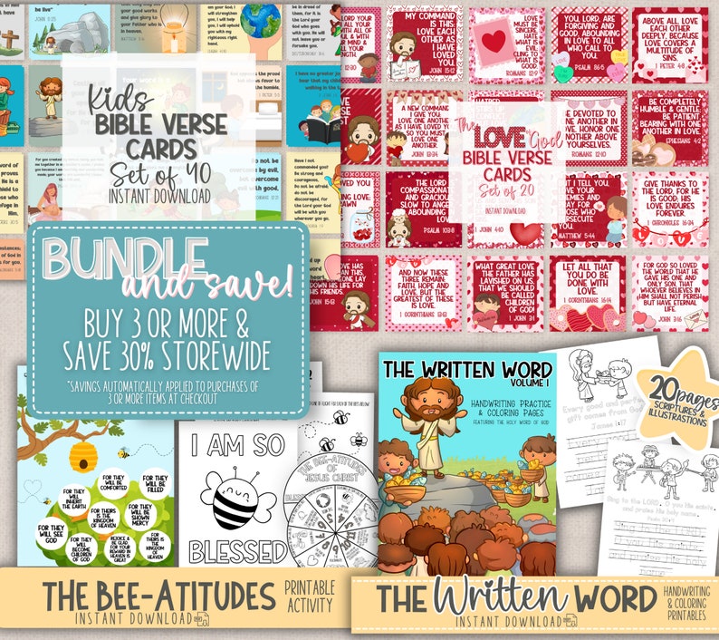 Books of the Bible Poster Instant Download Sunday School Homeschool ...