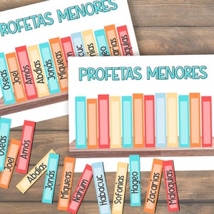 Books of the Bible SPANISH Memory Sorting Activity | Printable Church ...