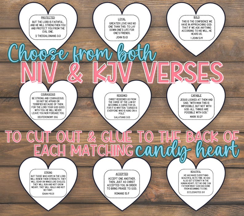 God's Love Activity Bible Story | Printable Valentine Craft | Sunday ...