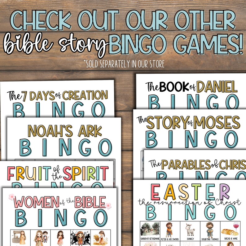New Testament Bingo – the Life of Jesus Christ | Printable Bible Bingo ...