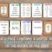 Learn Books of the Bible Printable Memory Flipbook | Sunday School ...
