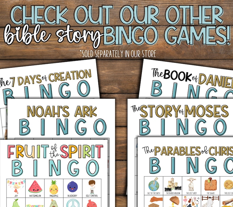 Women of the Bible Bingo Bible Character Bingo Preschool Homeschool ...