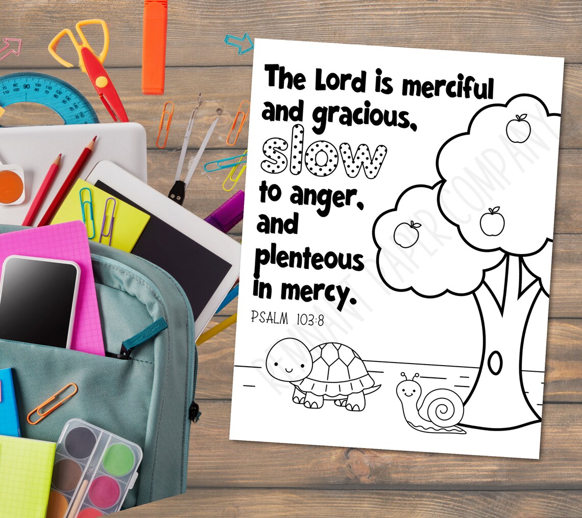 Christian Homeschool Bible Coloring Pages Book of Psalm Preschool ...