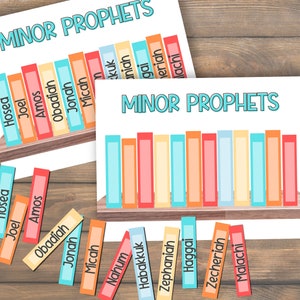 Books of the Bible Game Kids Memory Sorting Activity | Printable Church ...