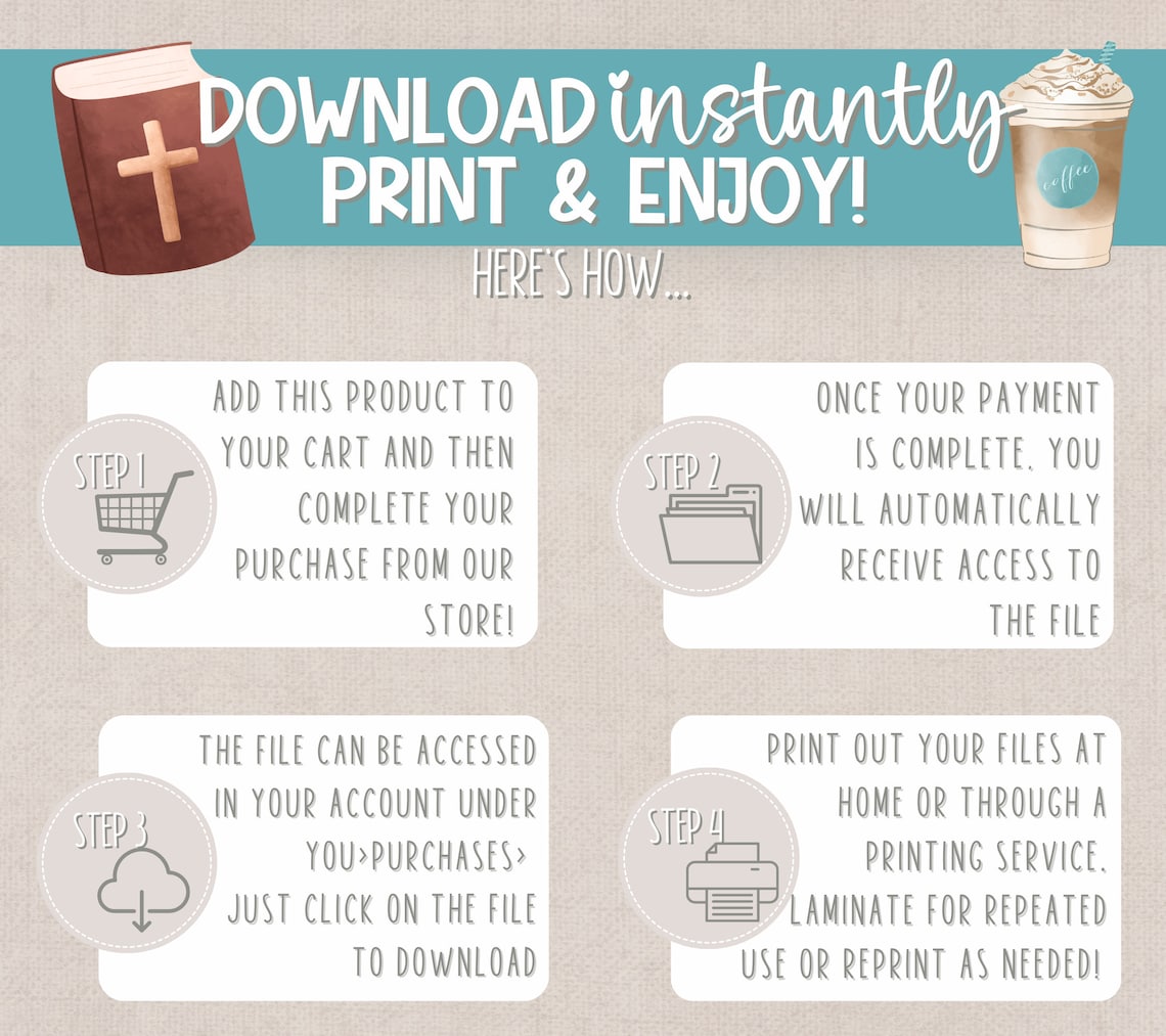 Books of the Bible Poster | Instant Download | Sunday School ...