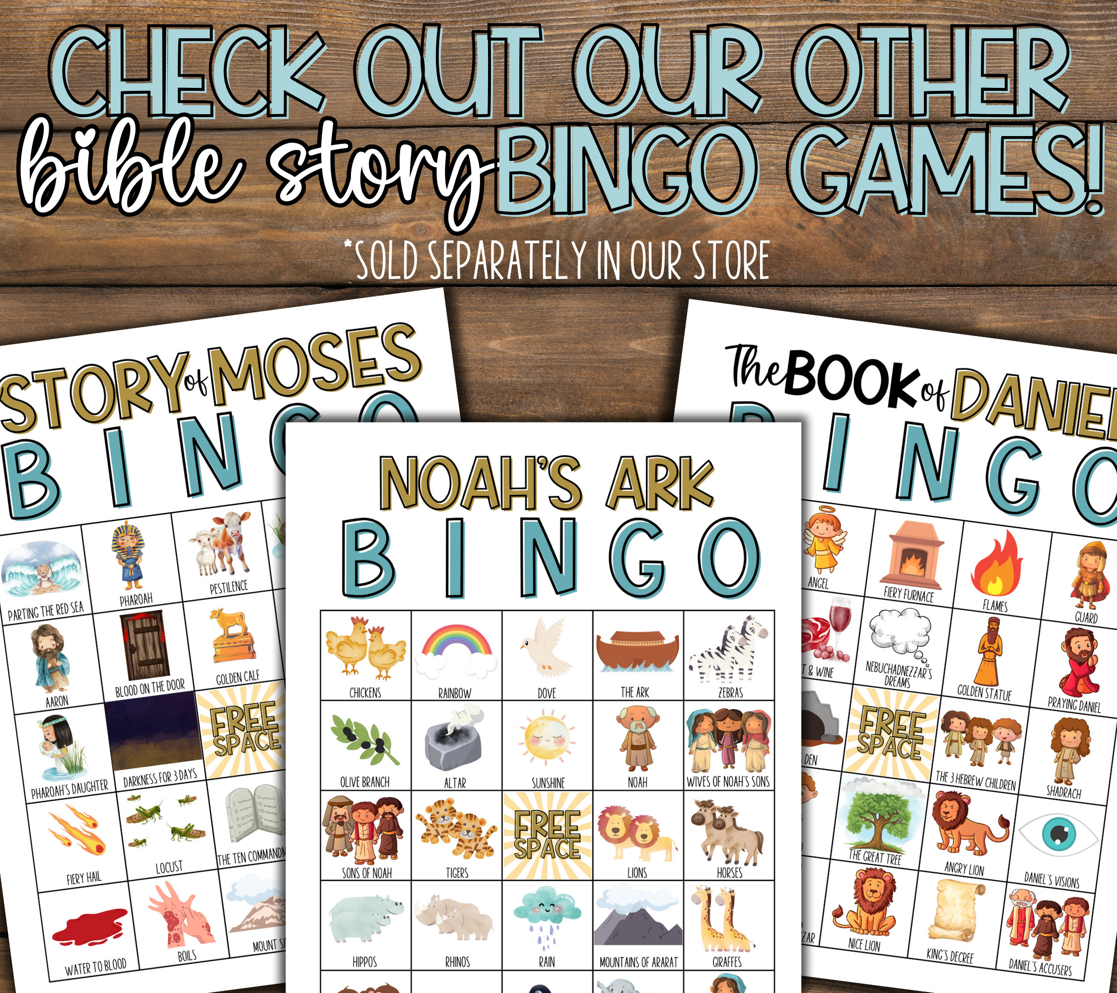 Bible Bingo for Youth | 7 Days of Creation Game | Sunday School ...