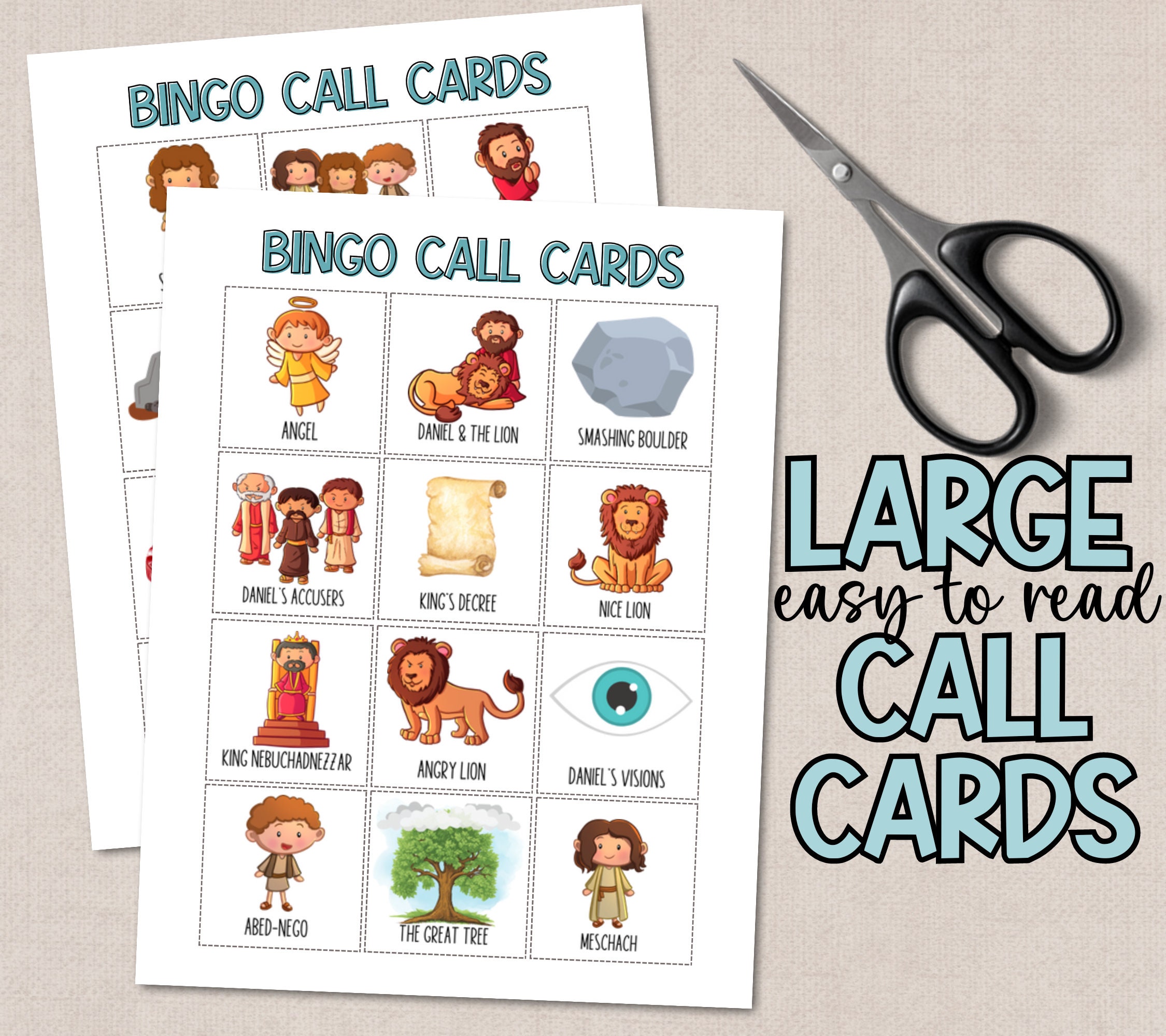 Sunday School Bingo the Book of Daniel | Sunday School Lesson Daniel ...