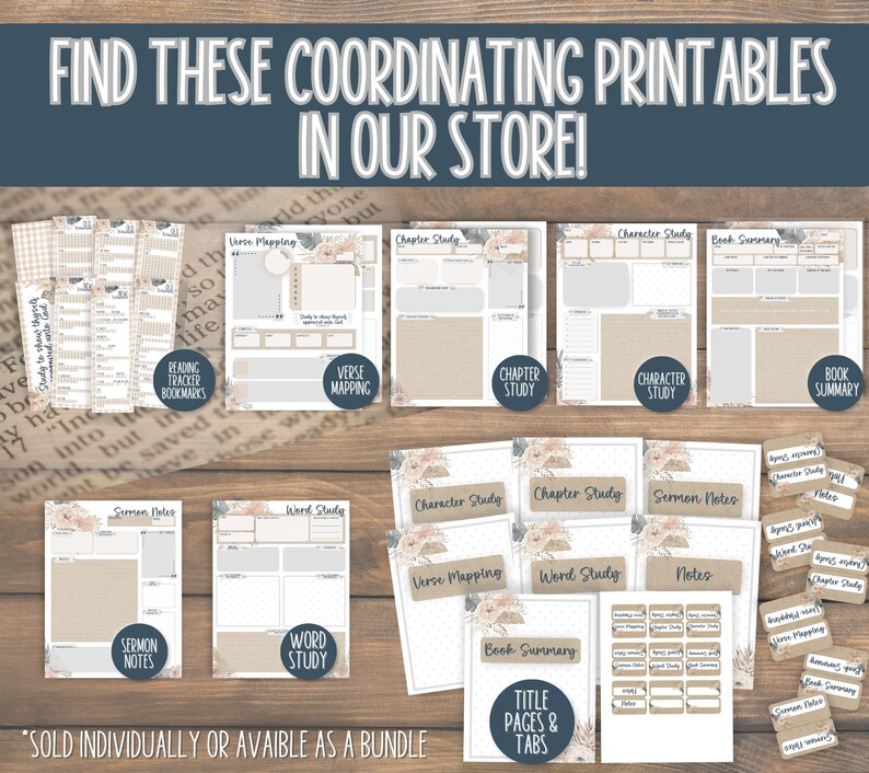 Bible Verse Mapping Printable PDF | INSTANT DOWNLOAD | Bible Study ...