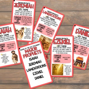 Books of the Bible Flash Cards | Interactive Learning for Kids ...