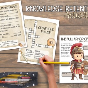 Armor of God Coloring Sheets | Sunday School Lesson | Ephesians 6 ...