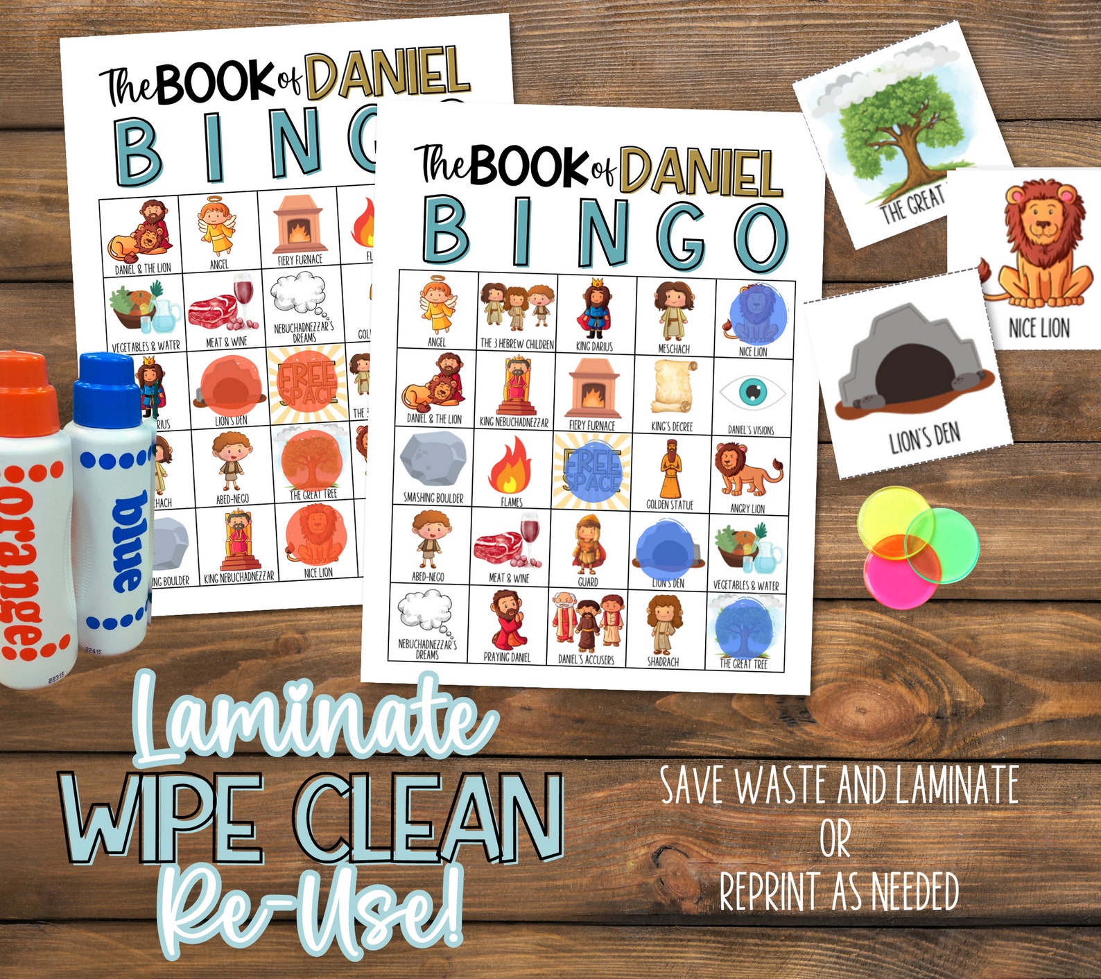 Sunday School Bingo the Book of Daniel | Sunday School Lesson Daniel ...