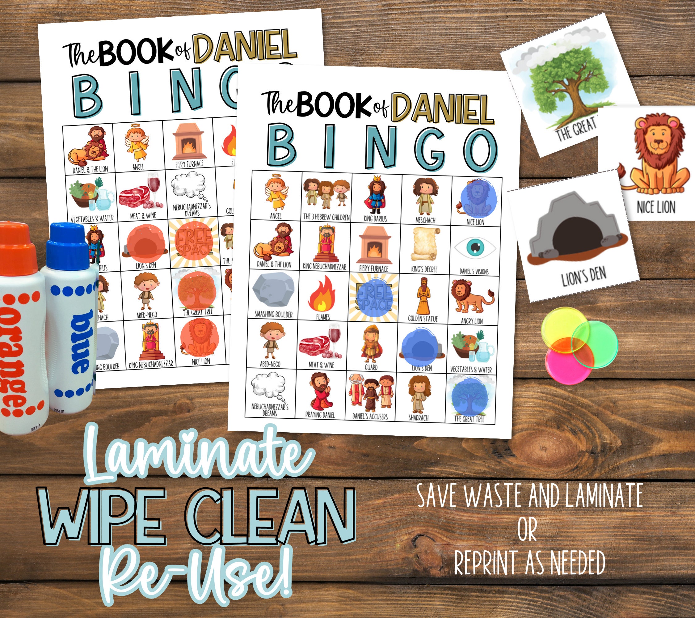 Sunday School Bingo the Book of Daniel | Sunday School Lesson Daniel ...