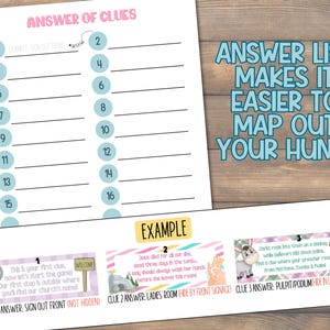 Easter Scavenger Hunt Church | Egg Hunt Clues | Resurrection Sunday ...