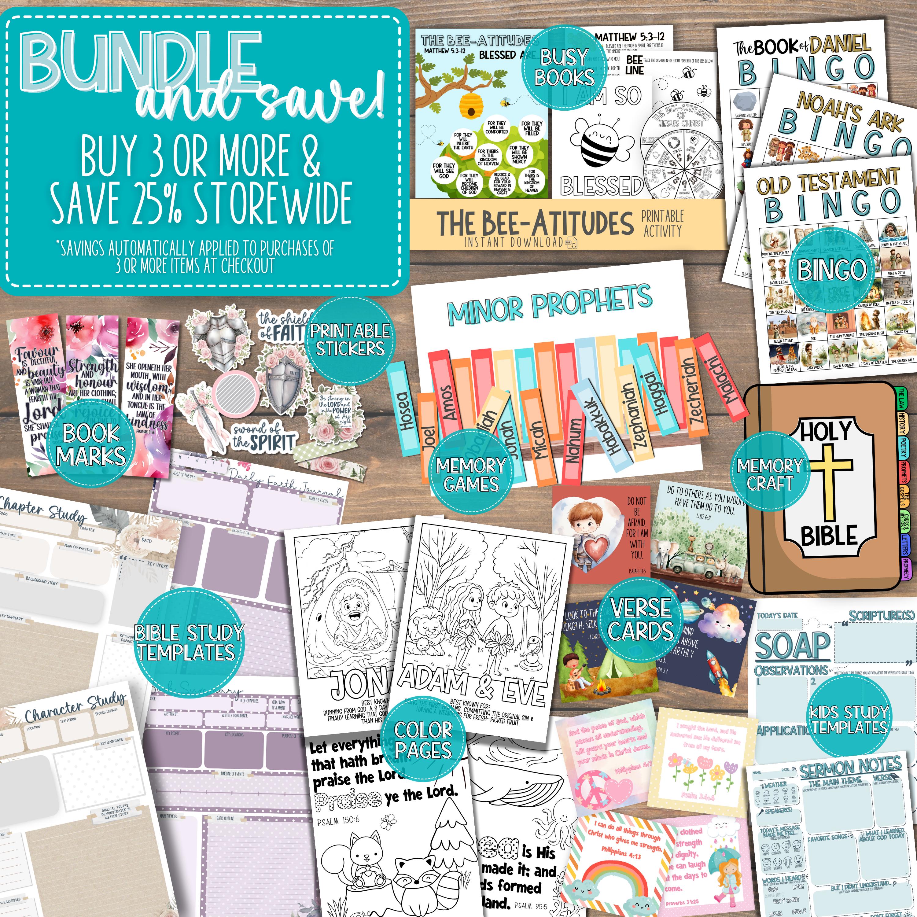 Bible Story Banner | Old Testament Timeline Printable | Children Church ...