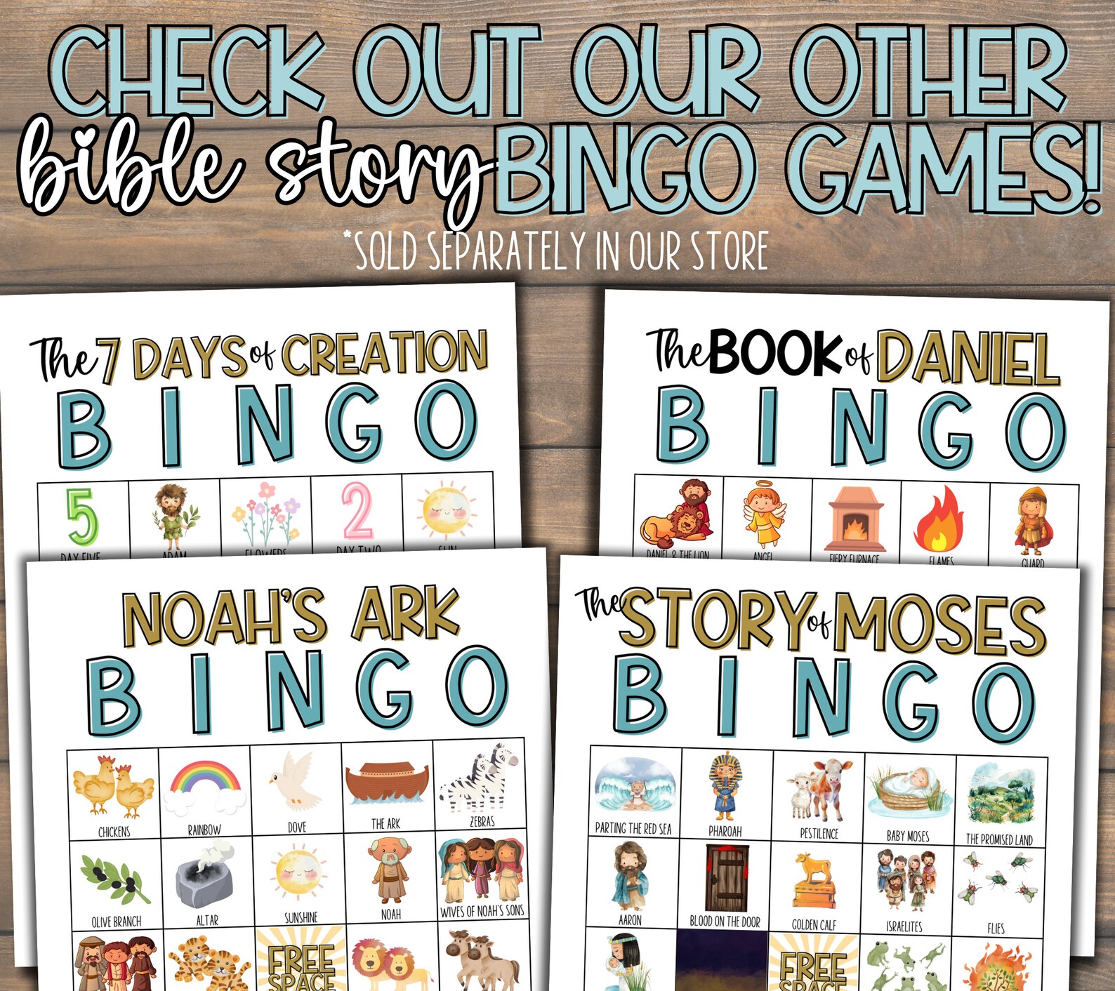 Fruit of the Spirit Bingo Bible Bingo for Kids Sunday School Lesson ...