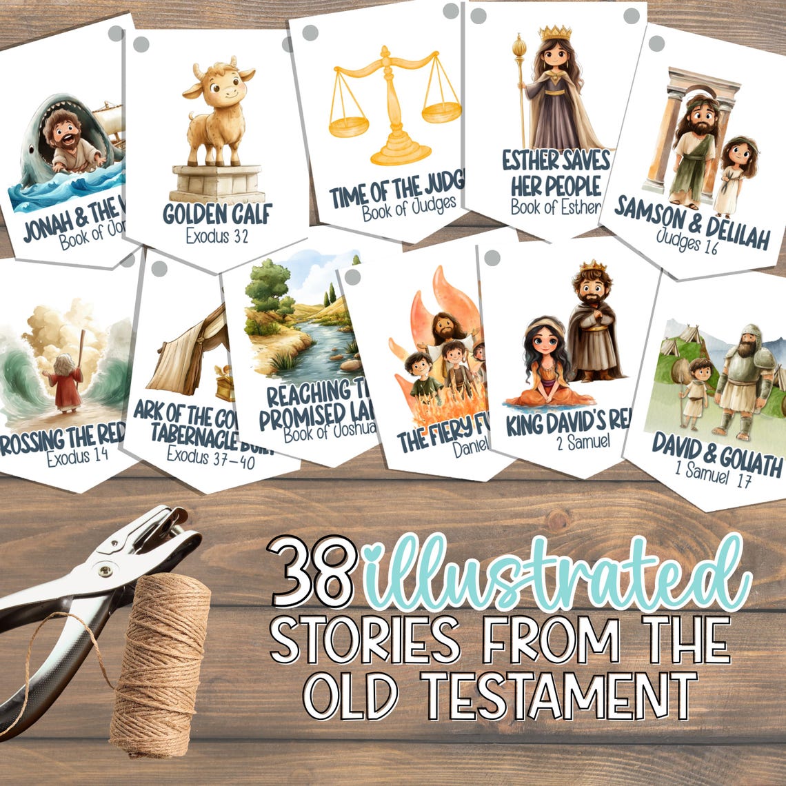 Bible Story Banner | Old Testament Timeline Printable | Children Church ...