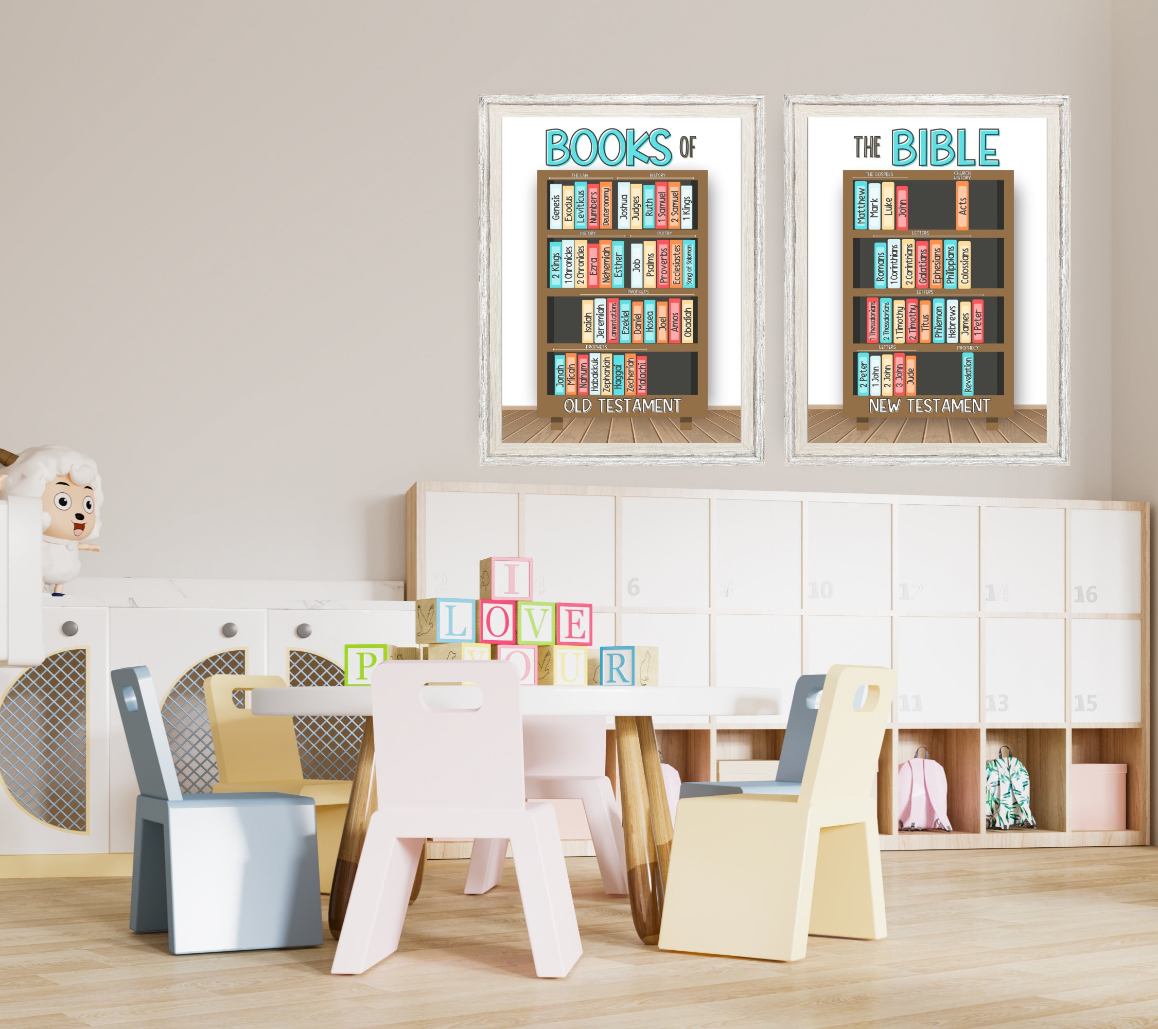 Books of the Bible Poster Instant Download Sunday School Homeschool ...