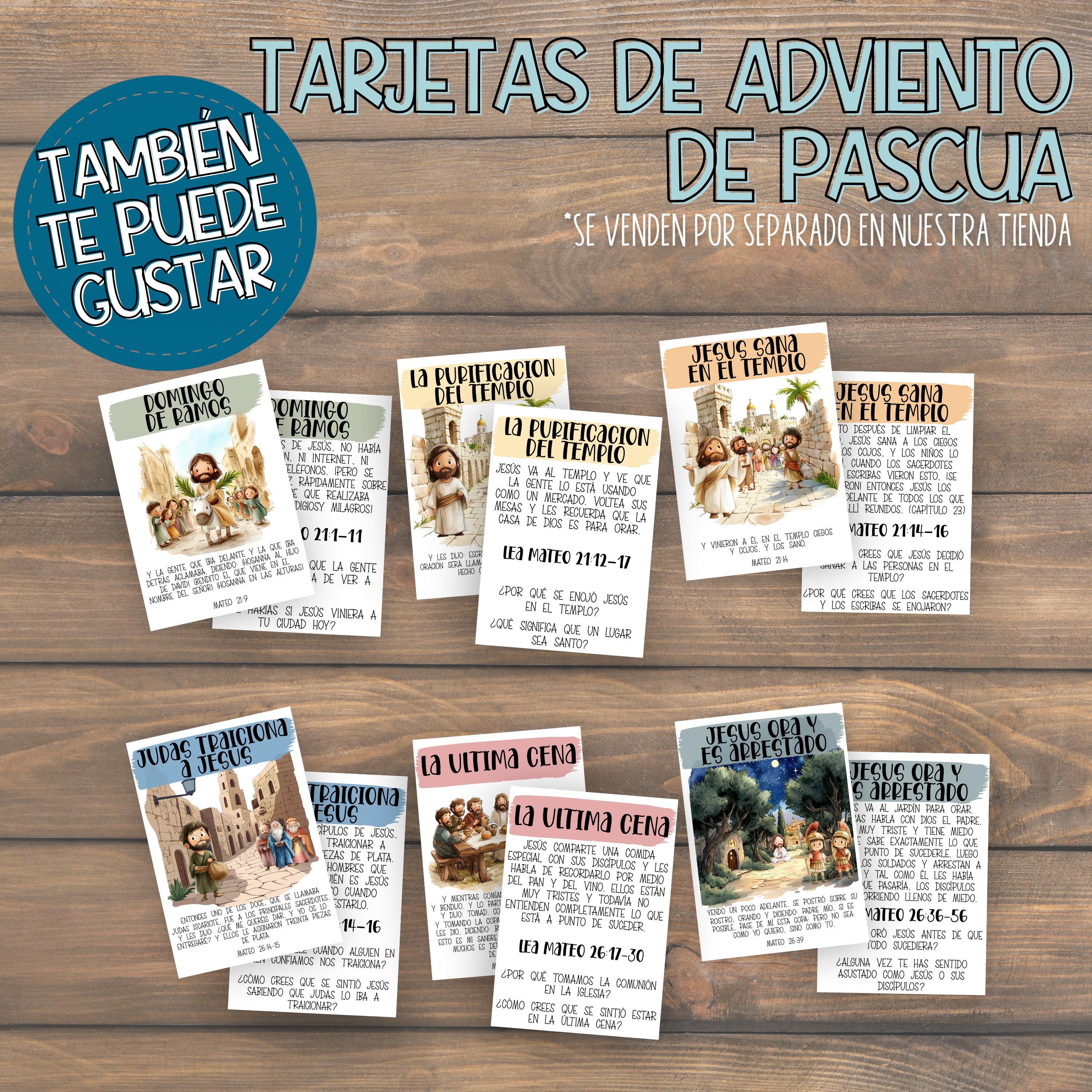 Bingo De Pascua | Spanish Easter Bible Bingo | Resurrection of Christ ...