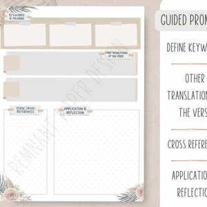 Bible Verse Mapping Printable PDF INSTANT DOWNLOAD Bible Study ...