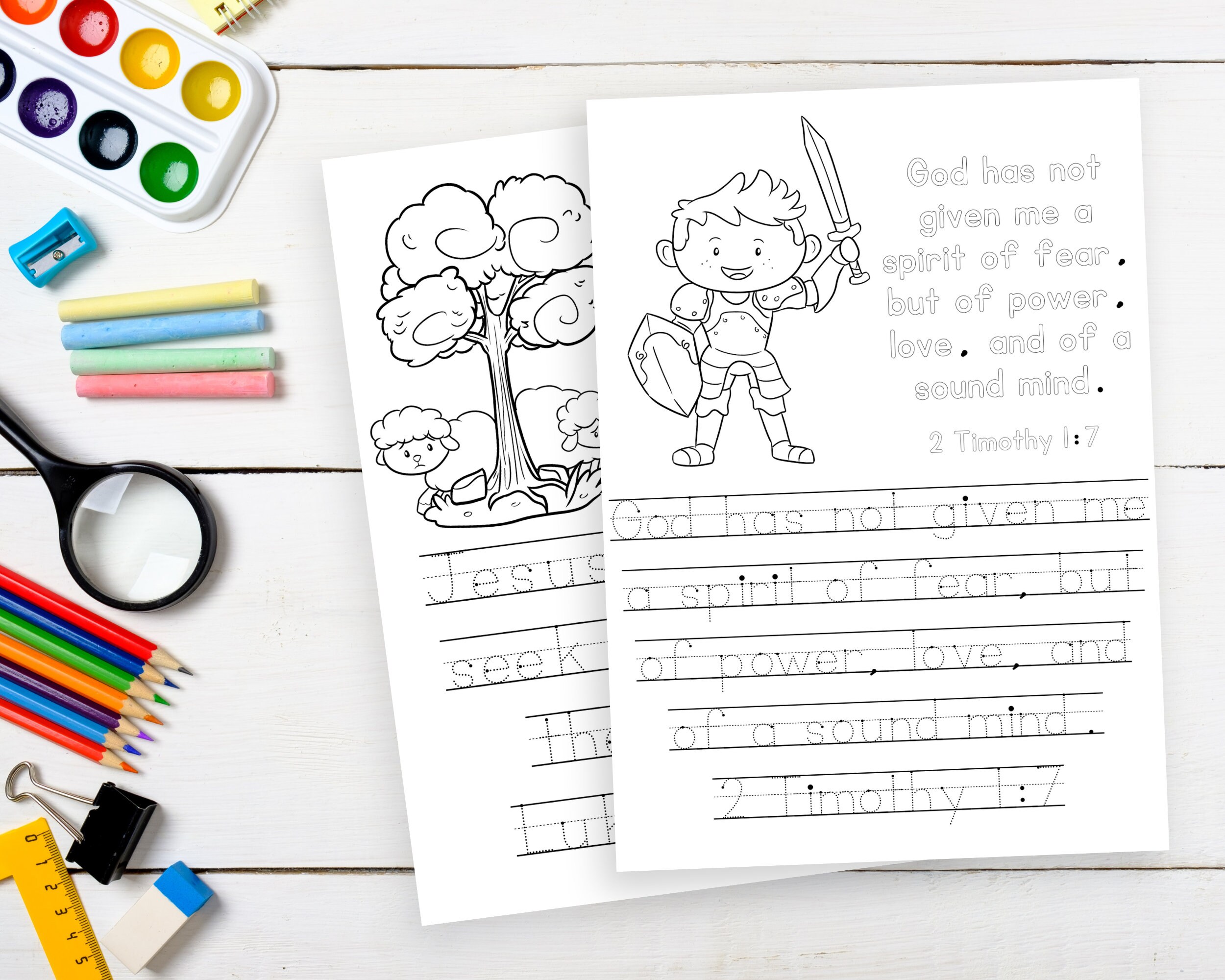Calligraphy Bible Verse Coloring Pages | INSTANT DOWNLOAD | Bible Verse ...