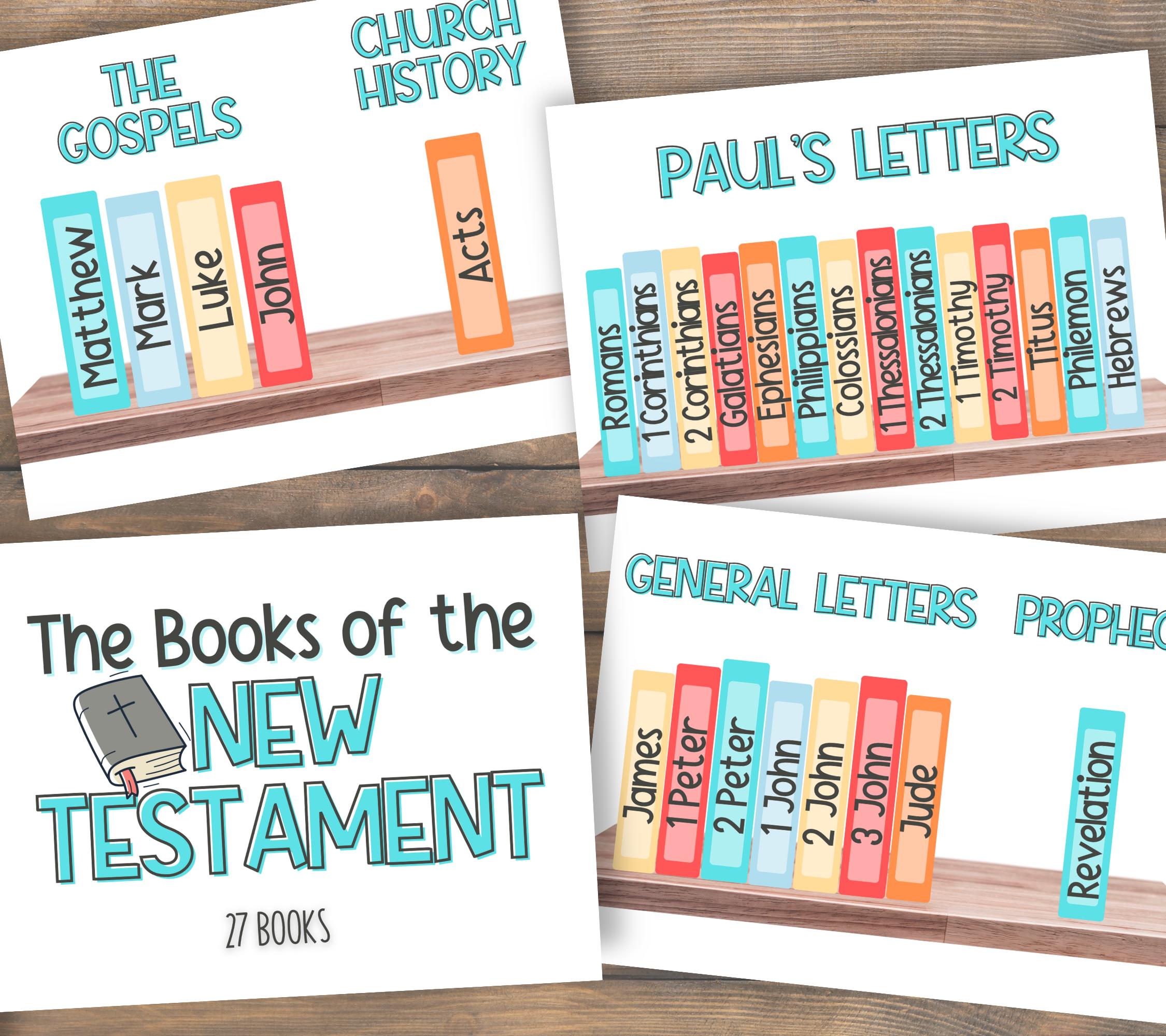 Books of the Bible Game Kids Memory Sorting Activity | Printable Church ...
