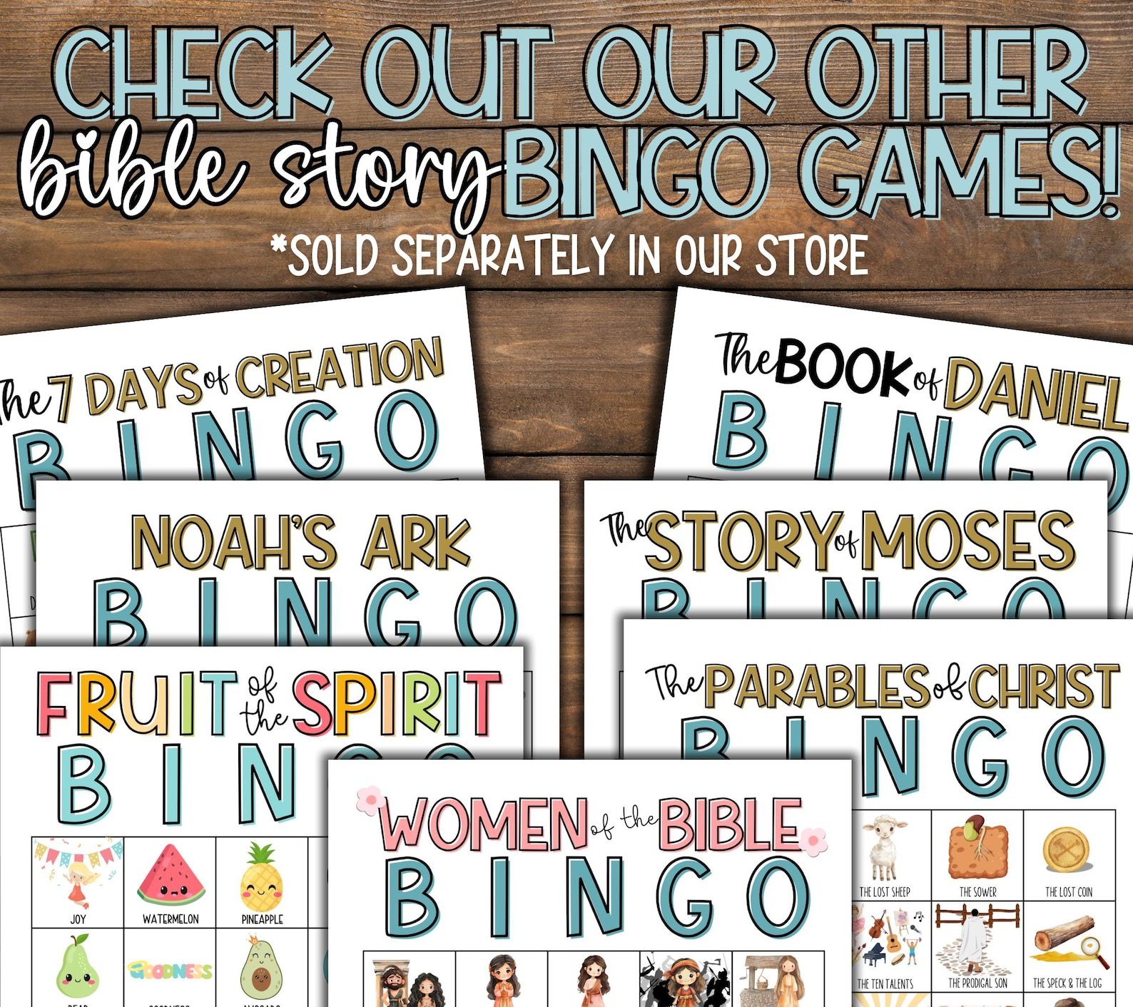Christmas Bingo Cards With Nativity | Nativity Bingo Game | Bible ...