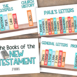 Books of the Bible Game Kids Memory Sorting Activity | Printable Church ...