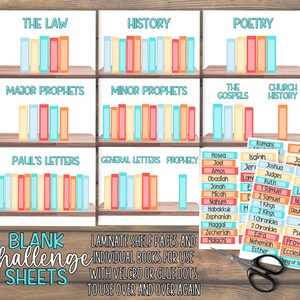 Books of the Bible Game Kids Memory Sorting Activity | Printable Church ...