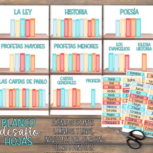 Books of the Bible SPANISH Memory Sorting Activity | Printable Church ...