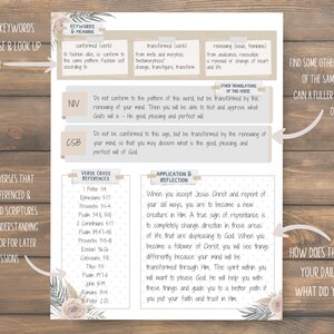 Bible Verse Mapping Printable PDF | INSTANT DOWNLOAD | Bible Study ...