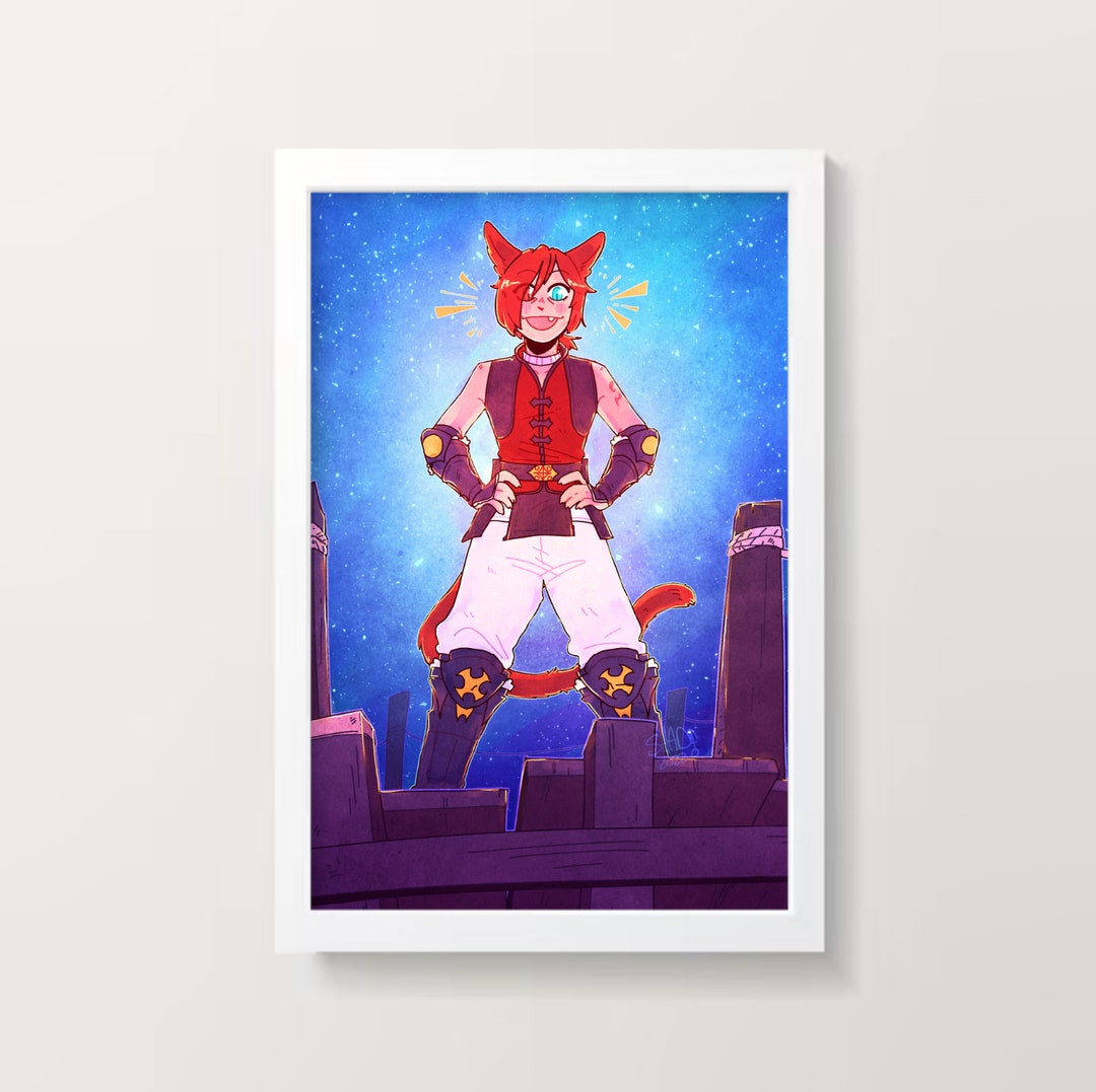Graha Tia Print FFXIV - Etsy