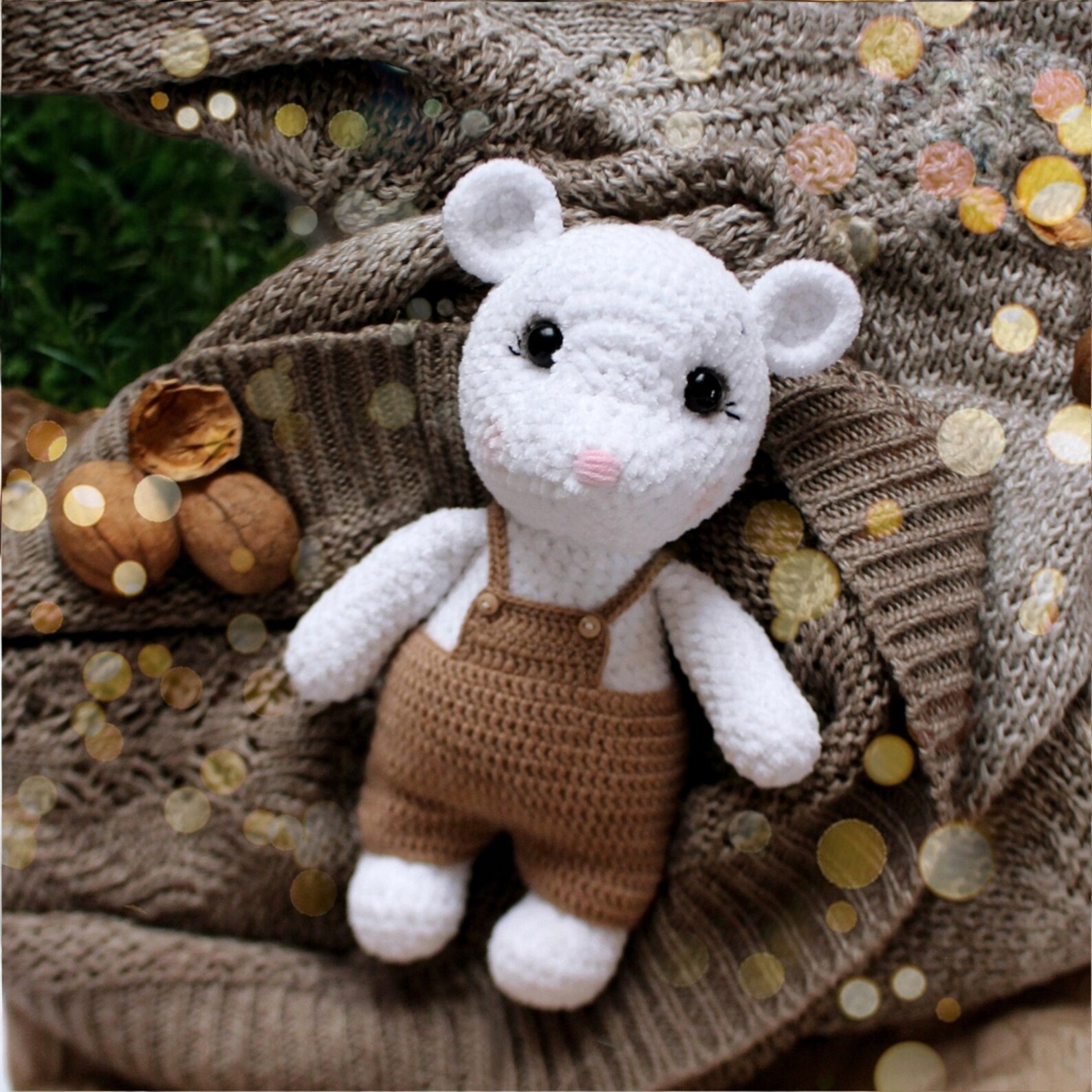 Small Mouse Crochet Pdf Pattern Mice Pattern Amigurumi Toy Easy Crochet ...