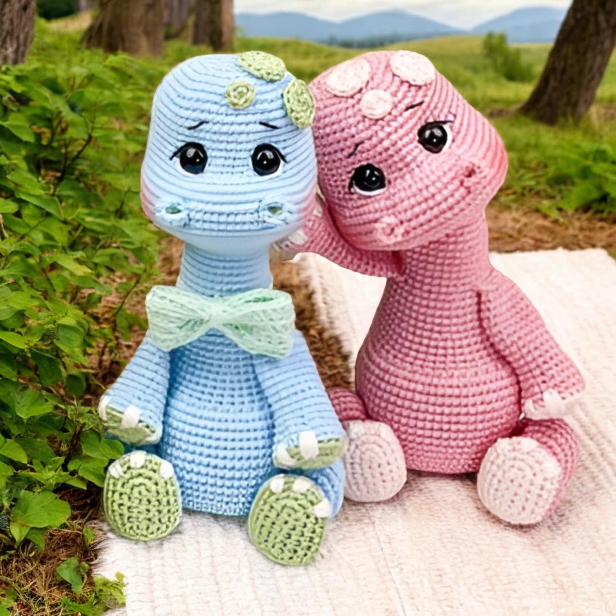 Dinosaur No-sew Crochet, Amigurumi Crochet Pattern, Dinosaur World ...