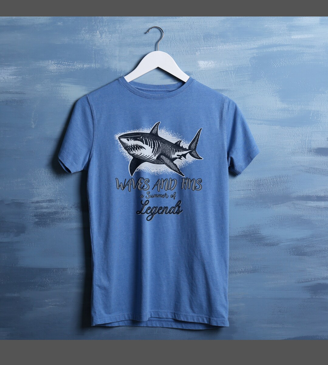 Legendary Summer Shark Tee Summer Shark Tee Legendary Ocean - Etsy
