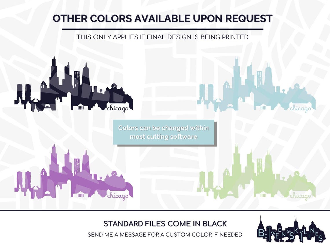 U.S. Cities Skyline SVG Bundle: Landmarks Silhouette Vector (digital ...