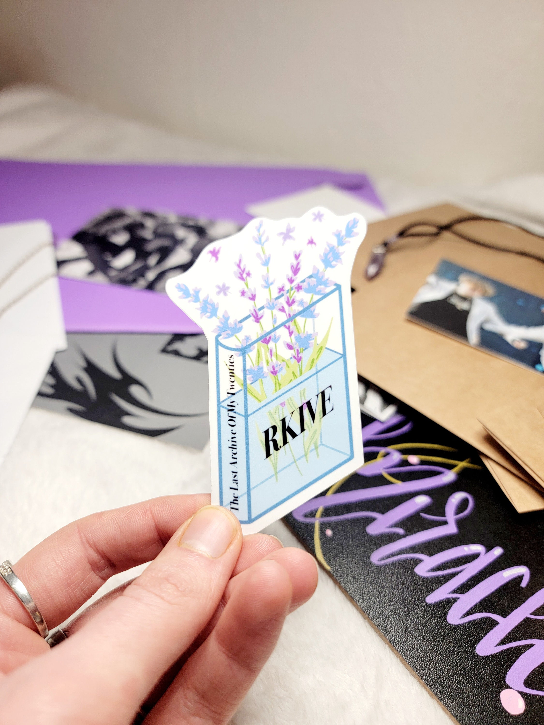 RKIVE Glass Book Vase Sticker - Etsy
