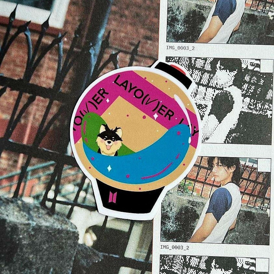 Layover by V (taehyung) Inspired Army Bomb Sticker - Etsy