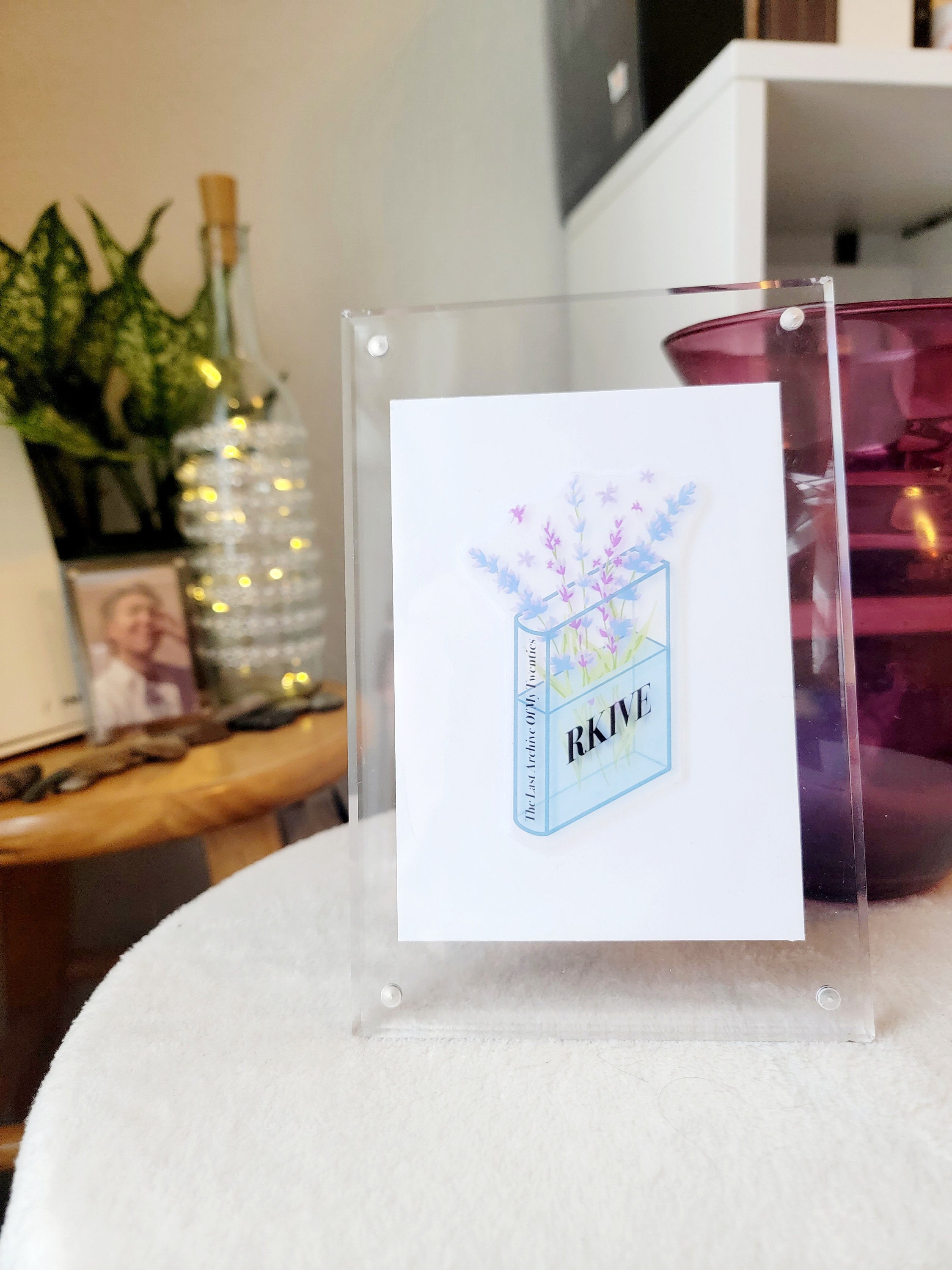 RKIVE Glass Book Vase Sticker - Etsy