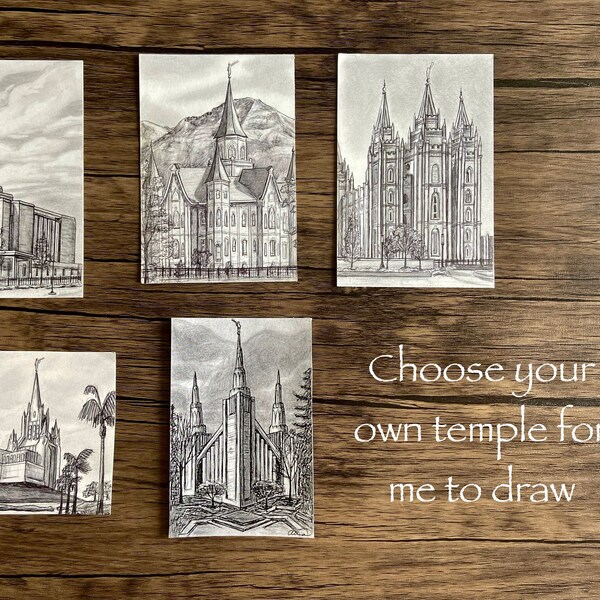 Lds Temple Art - Etsy