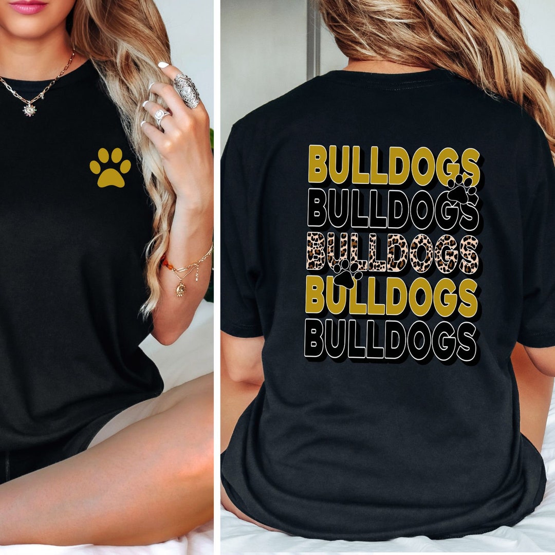 Team Mascot Shirt Bulldogs Shirt Bulldogs Fan Shirt - Etsy