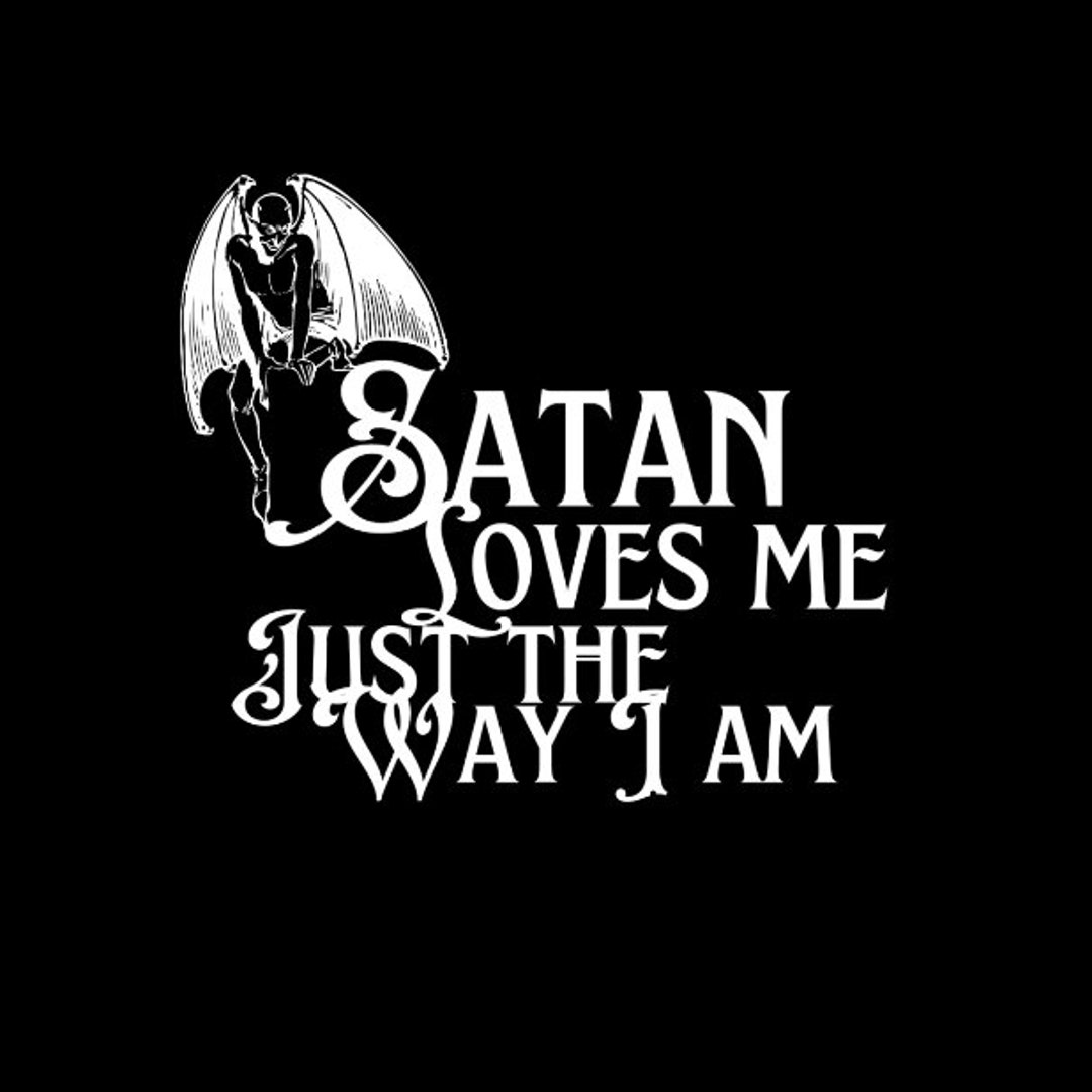 Satan Loves Me 1.5 Inch Button or Magnet - Etsy