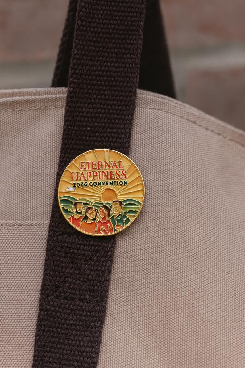 2026 JW Convention Pin • Eternal Happiness Sunburst Enamel Keepsake - Etsy