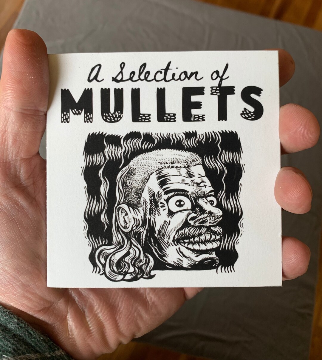 A Selection of Mullets Artist Book - Accordion Book - Etsy