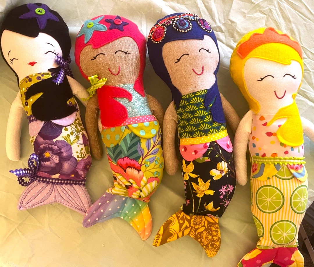 Adorable Handmade Mermaid Rag Dolls - Etsy