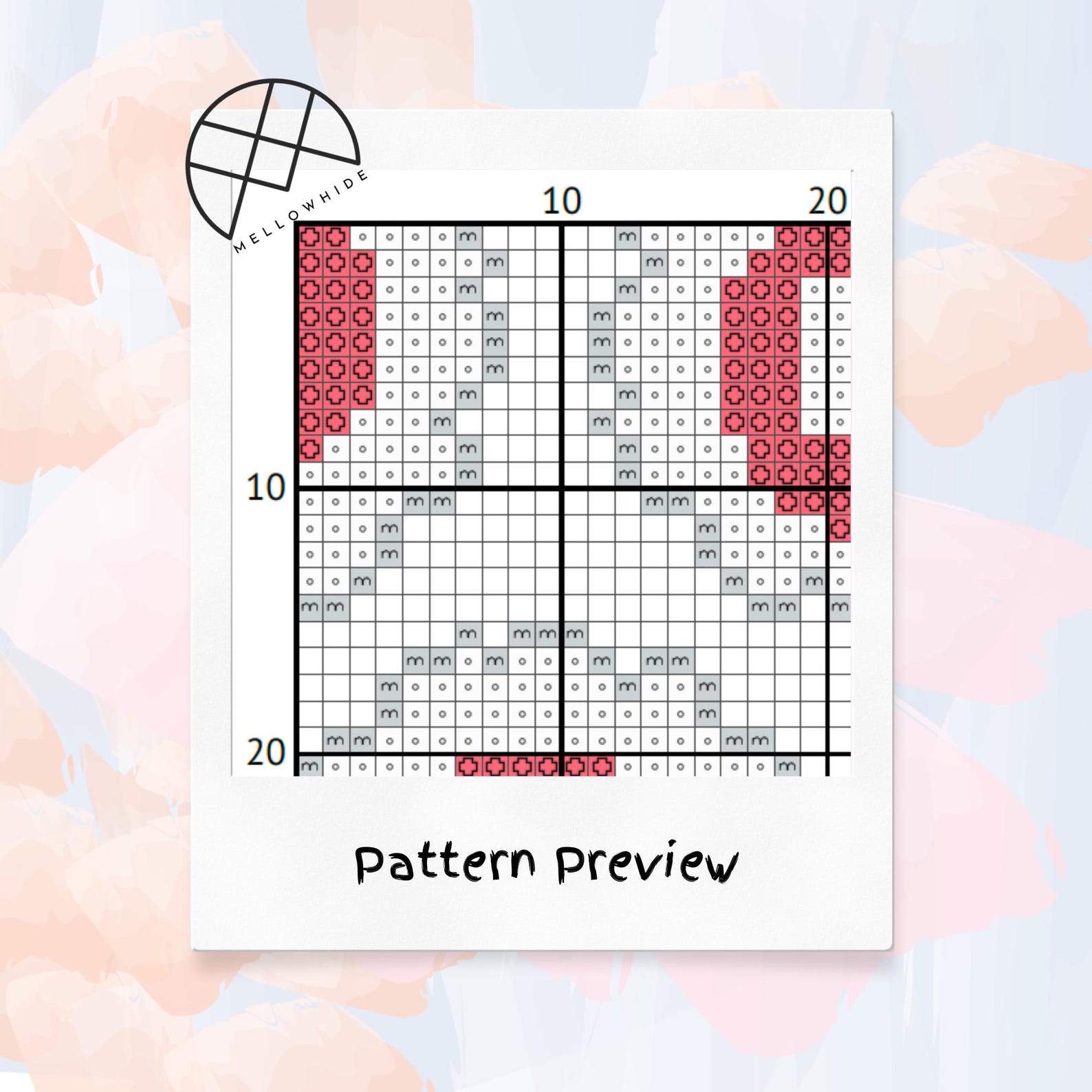 Ramen Narutomaki Cross Stitch Pattern PDF, Beginner, Embroidery, Modern ...