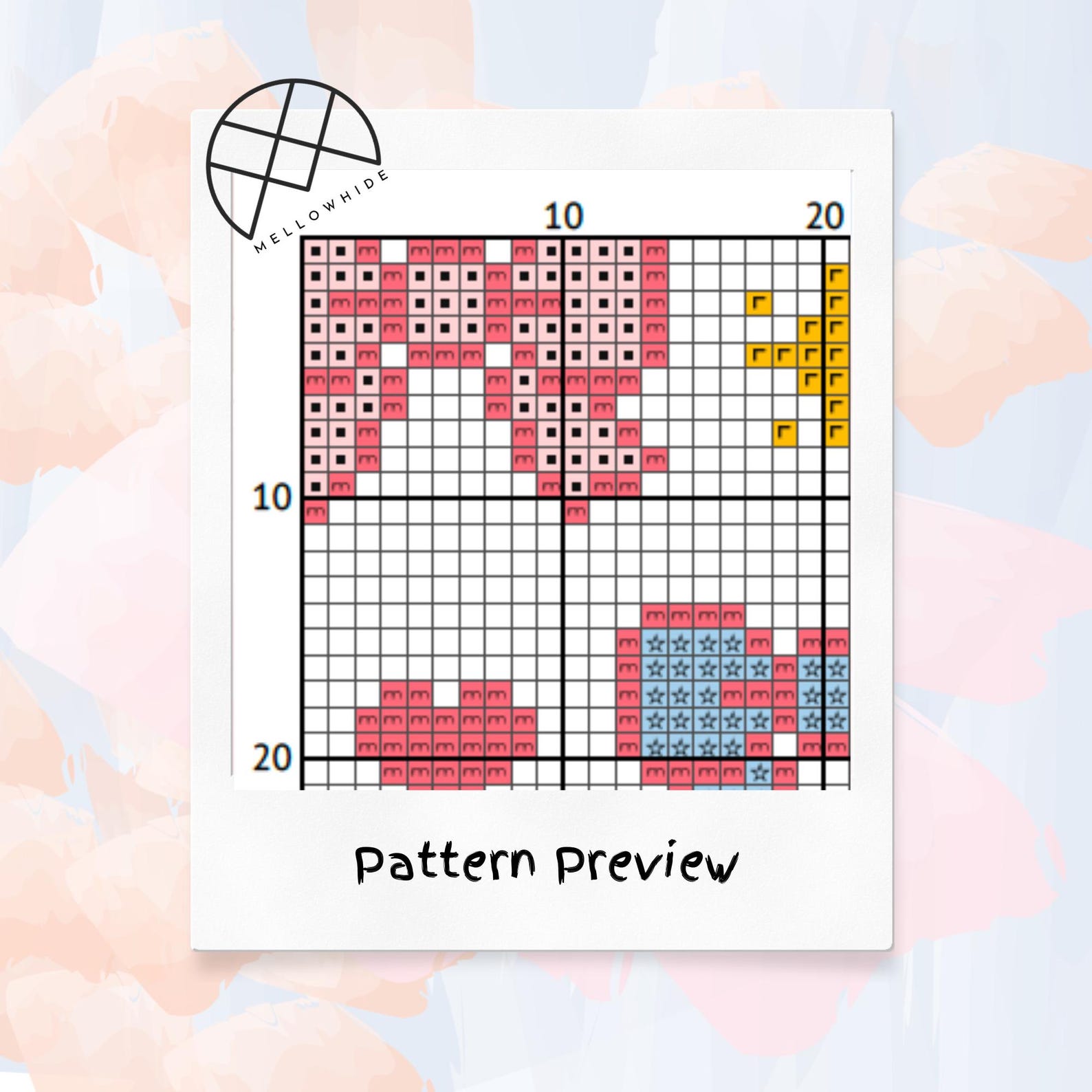 Rainbow Ribbon Cross Stitch Pattern PDF, Beginner, Embroidery, Modern ...