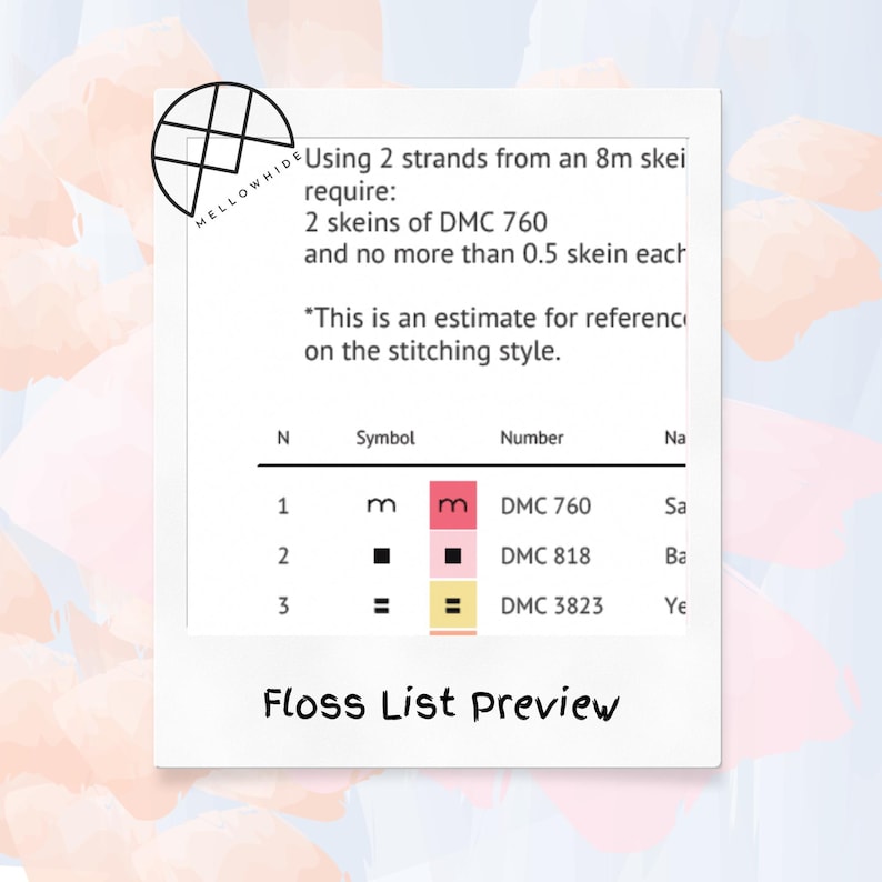 Rainbow Ribbon Cross Stitch Pattern PDF, Beginner, Embroidery, Modern ...