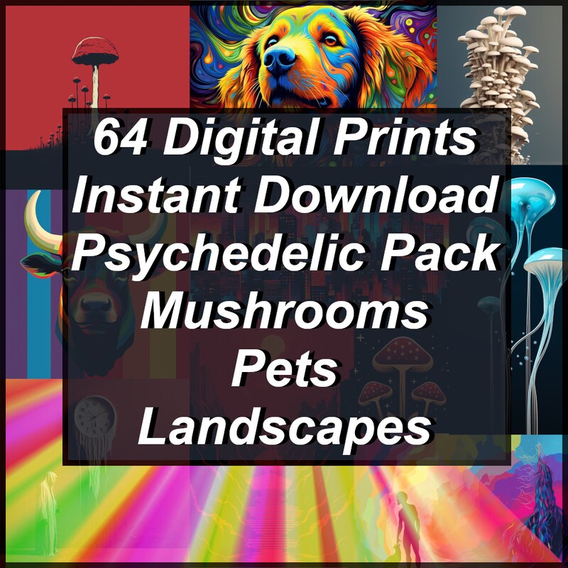 Psychedelic Logo - Etsy