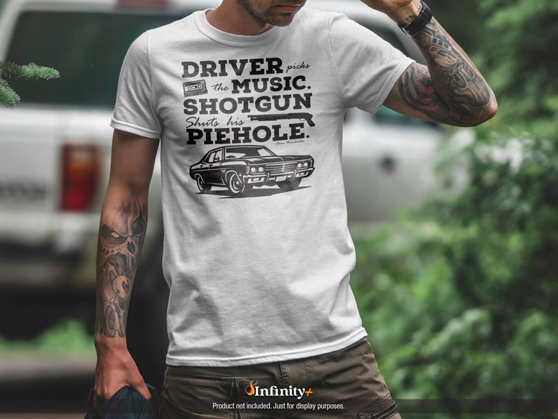 Supernatural Dean Winchester SVG, Driver Picks Music Shotgun Piehole ...